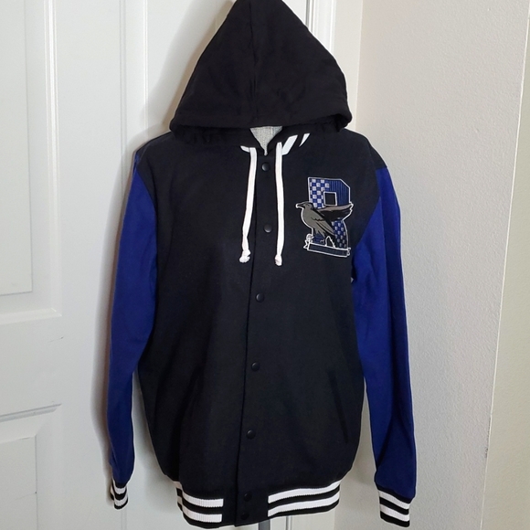 Warner Bros. | Jackets & Coats | Harry Potter Ravenclaw Varsity Jacket ...